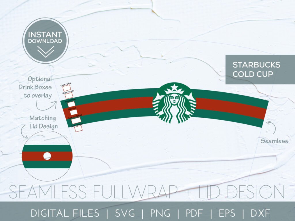 Starbucks Cold Cup Gucci Band – Twinkling Design
